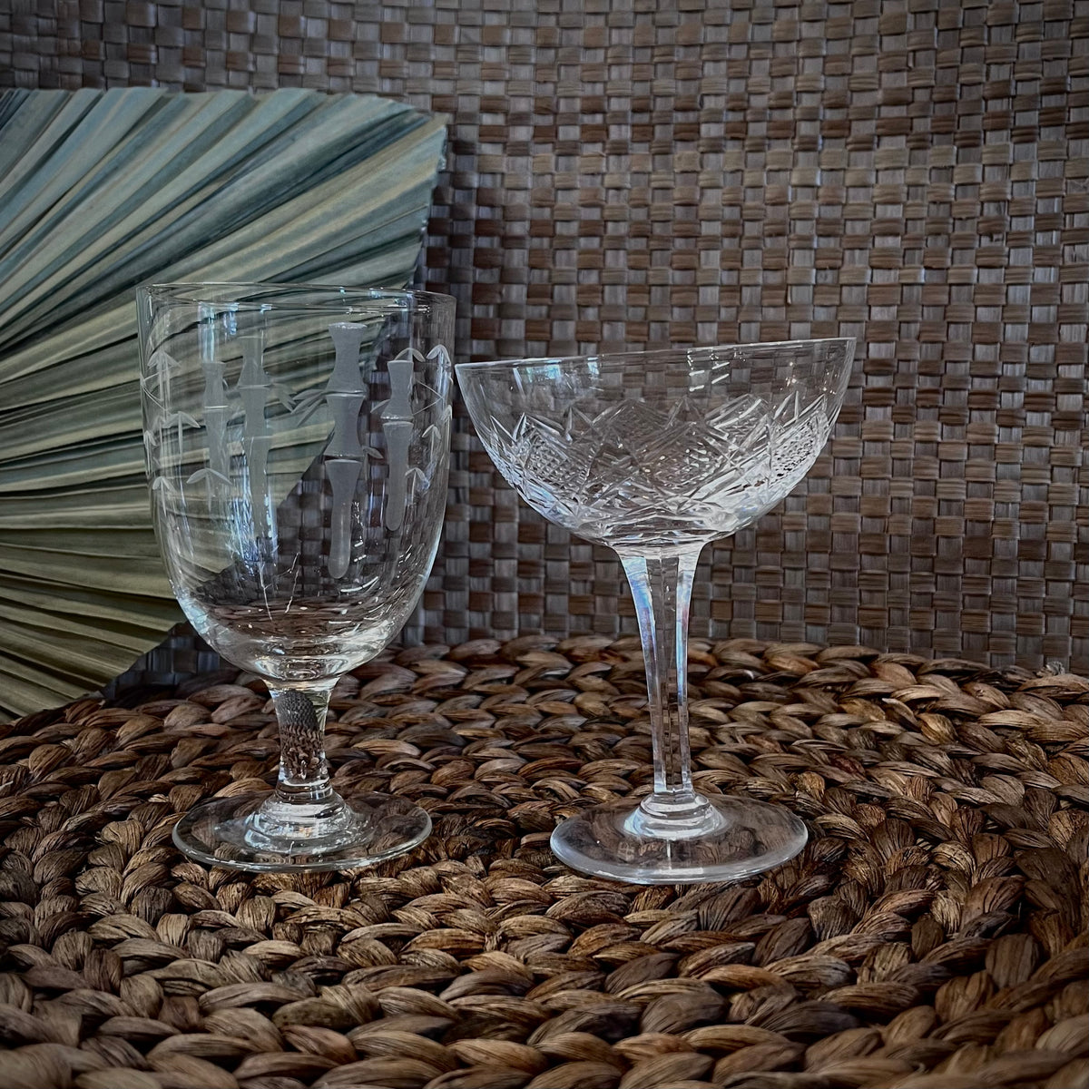 Vintage Etch Cups – Coco's Trading Post